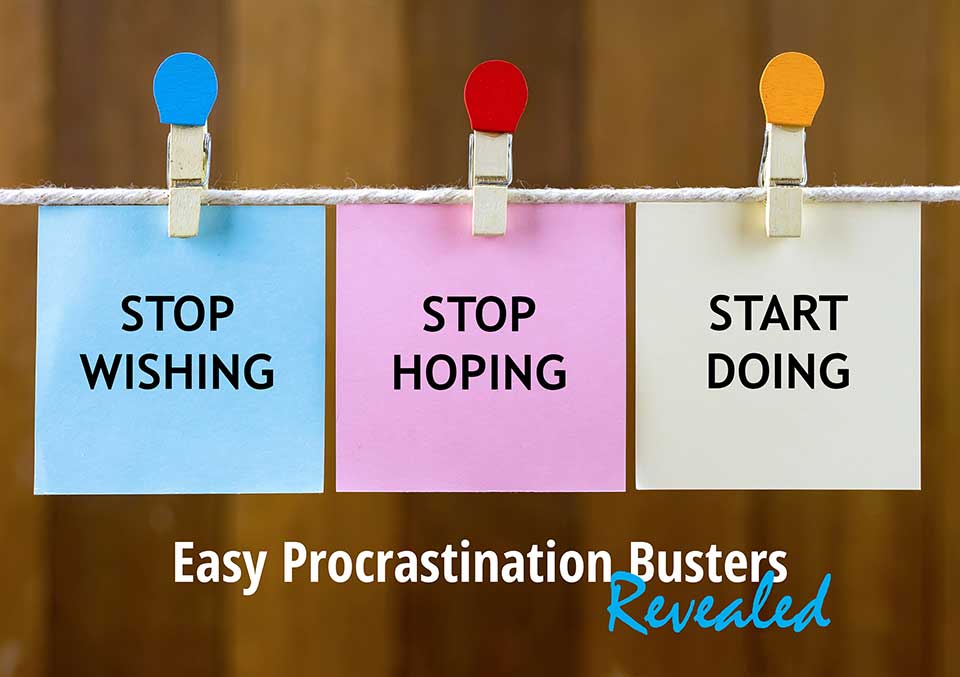 Easy Procrastination Busters Revealed [Teleclass] - Marty Marsh